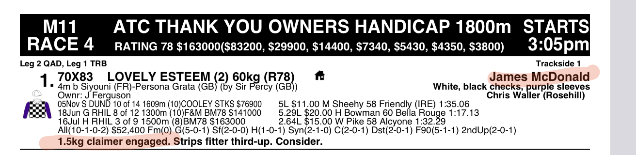 TAB Form guide - Thoroughbred Cafe - RaceCafe NZ's Premier Racing Community