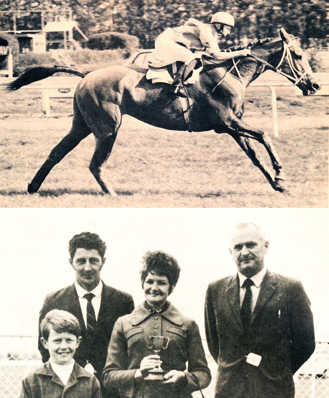 Octagon aged Trainer Sir Robert Autridge trains a triple ...