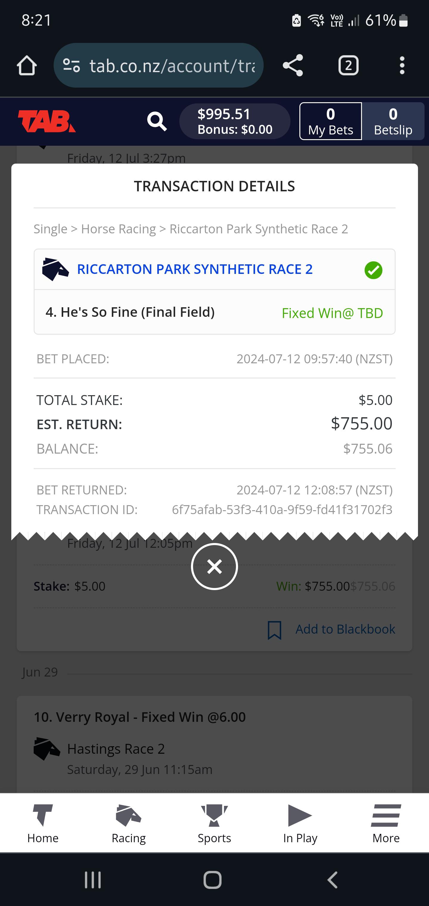 Trackside TV Coverage - Page 12 - Thoroughbred Cafe - RaceCafe NZ's ...