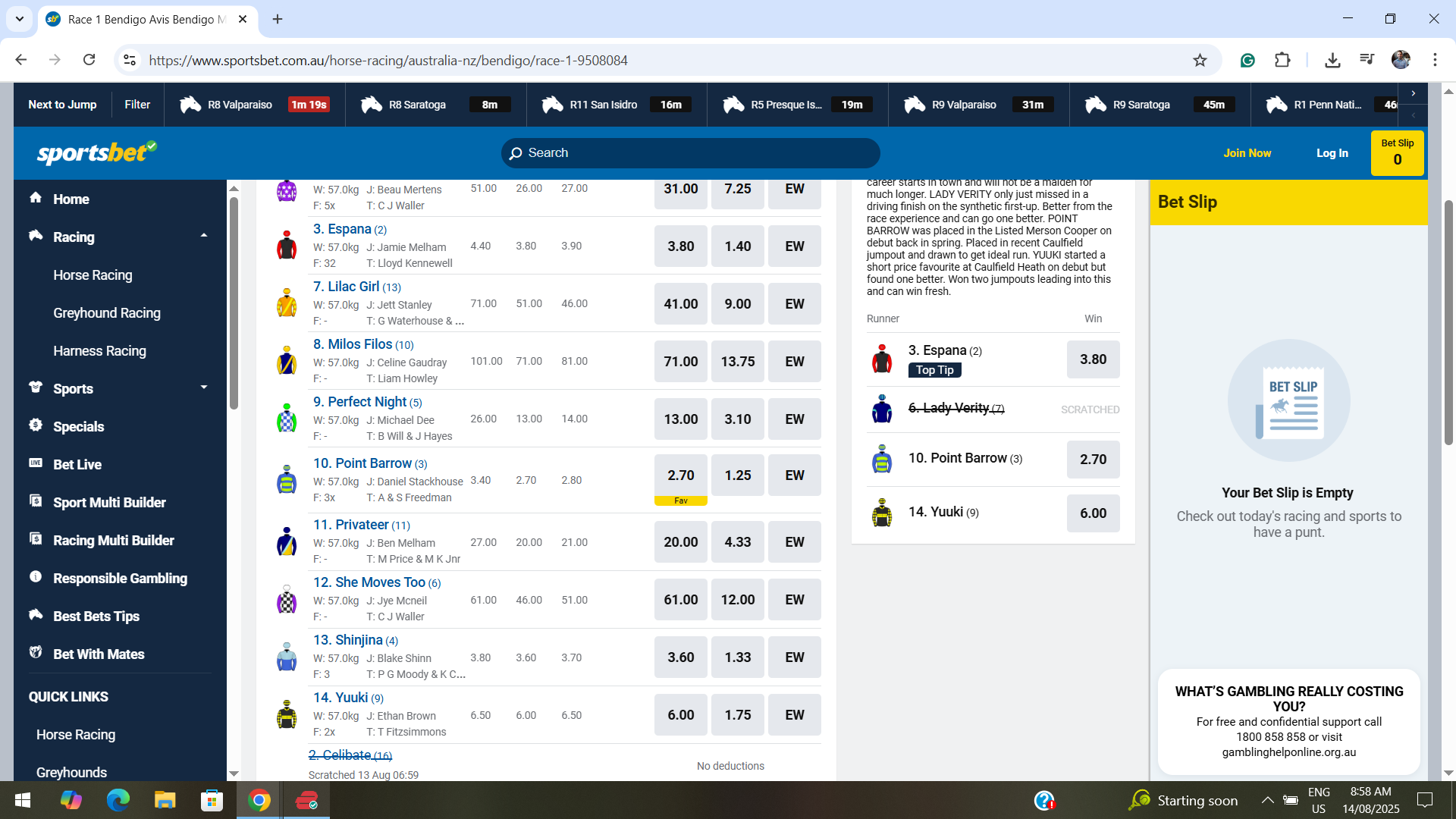 RaceCafe Tips Thread Updated Daily - Page 86 - Thoroughbred Cafe ...